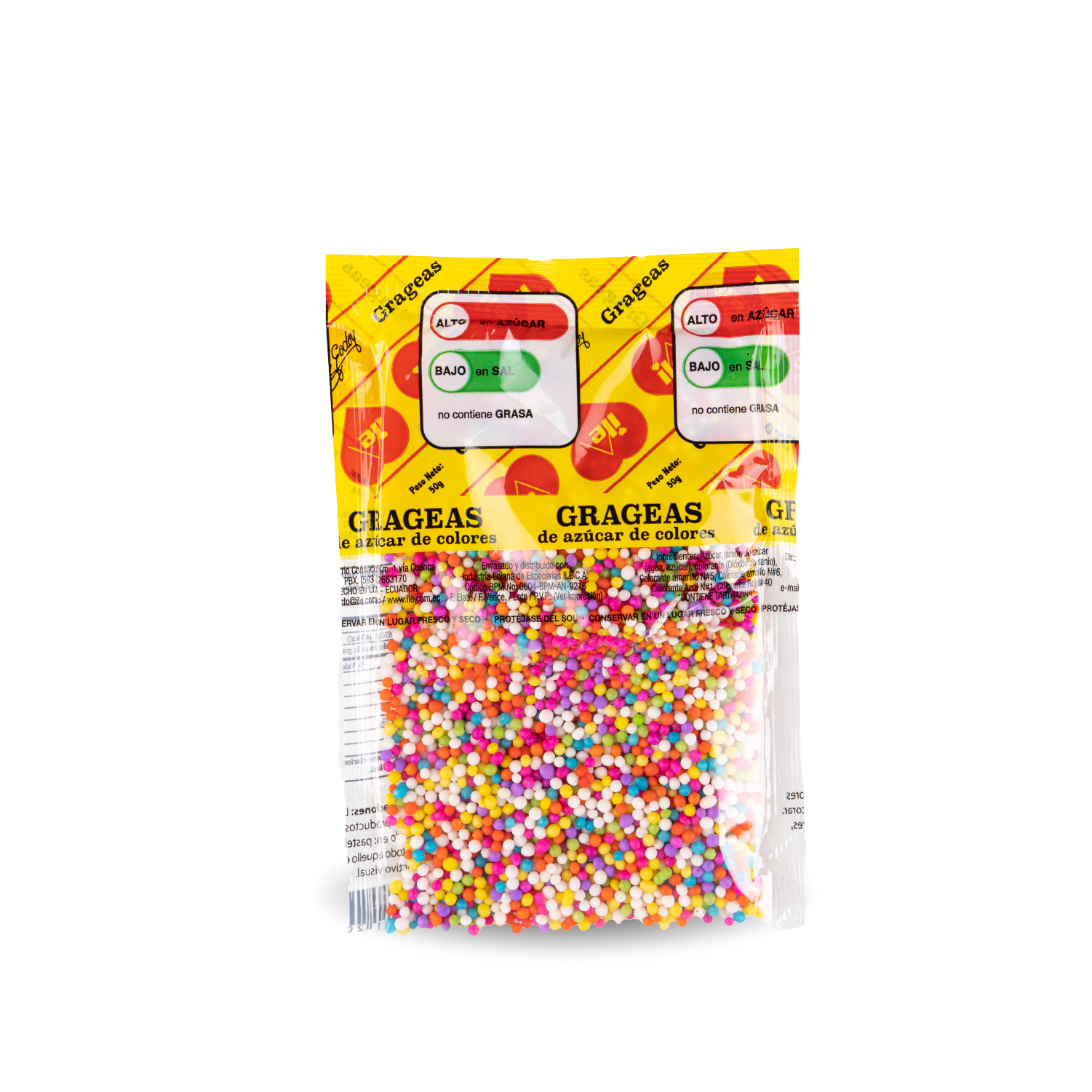 Grageas ILE, Sobre 50g - Mercadomi