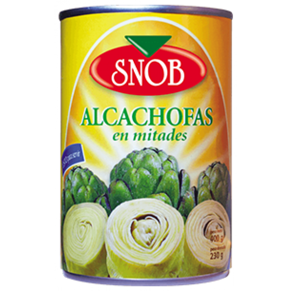 Alcachofas en Mitades SNOB, 400g - Mercadomi