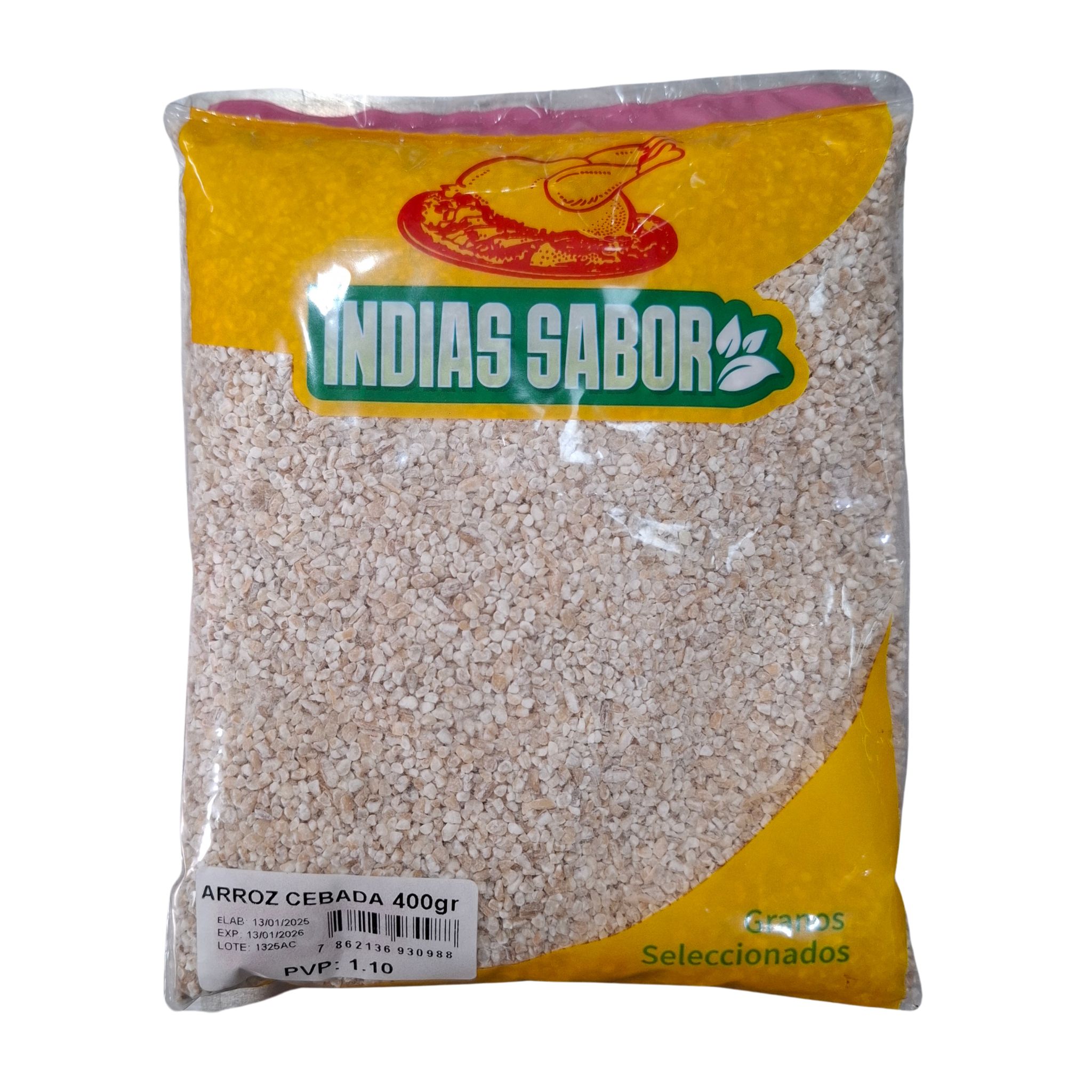 ARROZ CEBADA INDIA SABOR 400G - Mercadomi