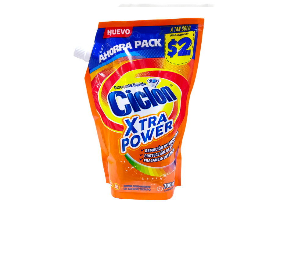 CICLON LIQ XTRA POWER 700ML DOYPACK - Mercadomi