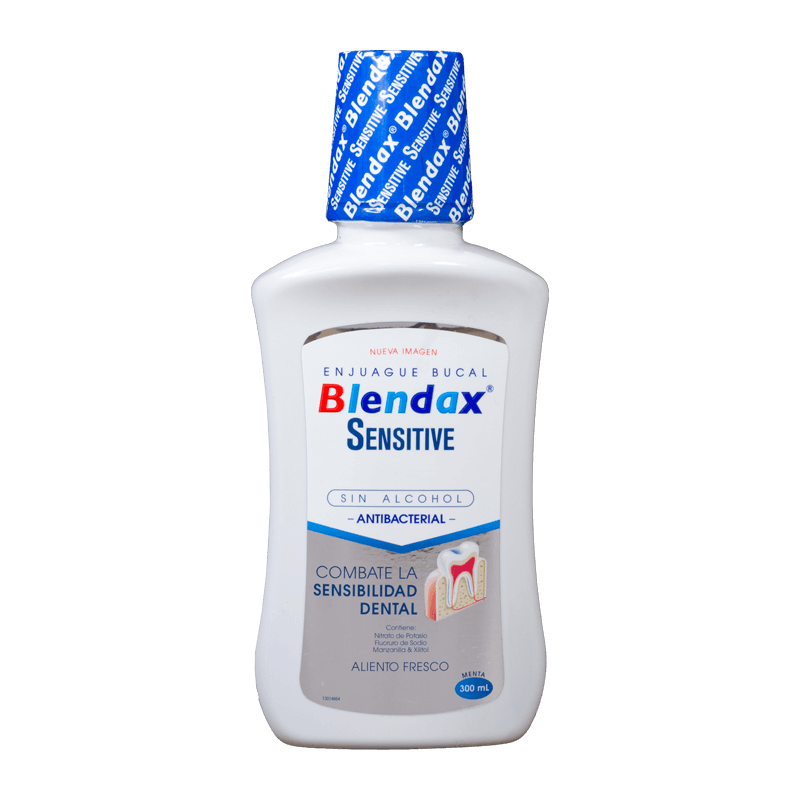 ENJUAGUE BLENDAX ANTIBAC SENSITIVE 300ML - Mercadomi