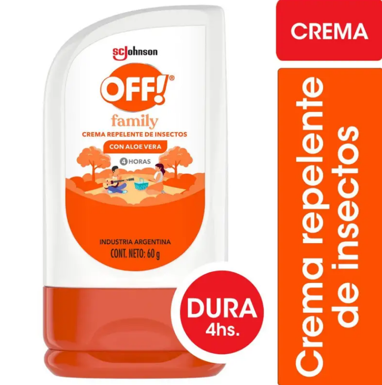 REPELENTE OFF CREMA 60G - Mercadomi