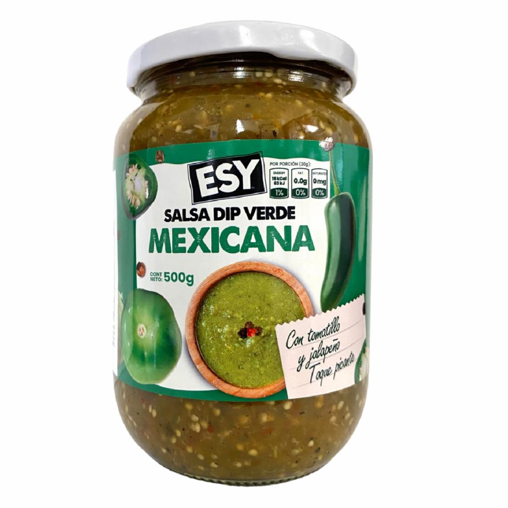 ESY SALSA DIP VERDE MEXICANA 500G VIDRIO - Mercadomi