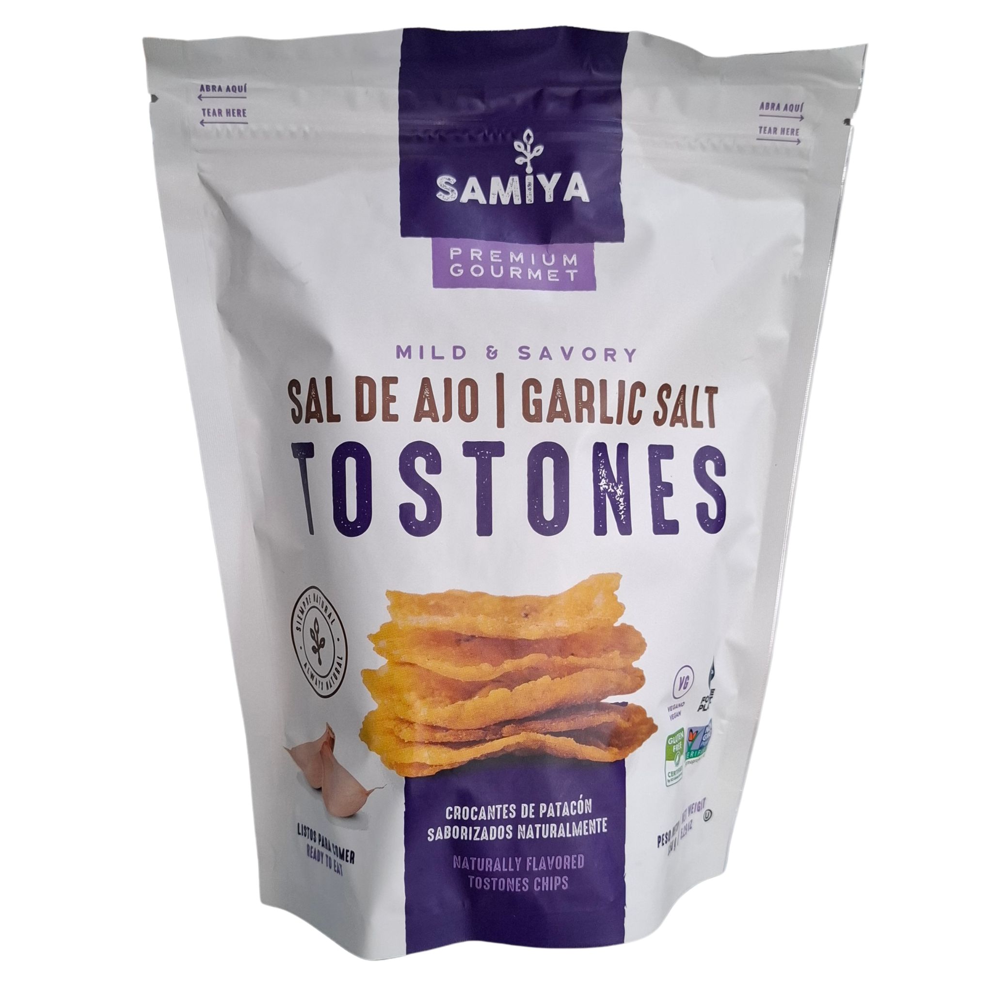 SAMIYA TOSTONES SAL DE AJO 150 G - Mercadomi
