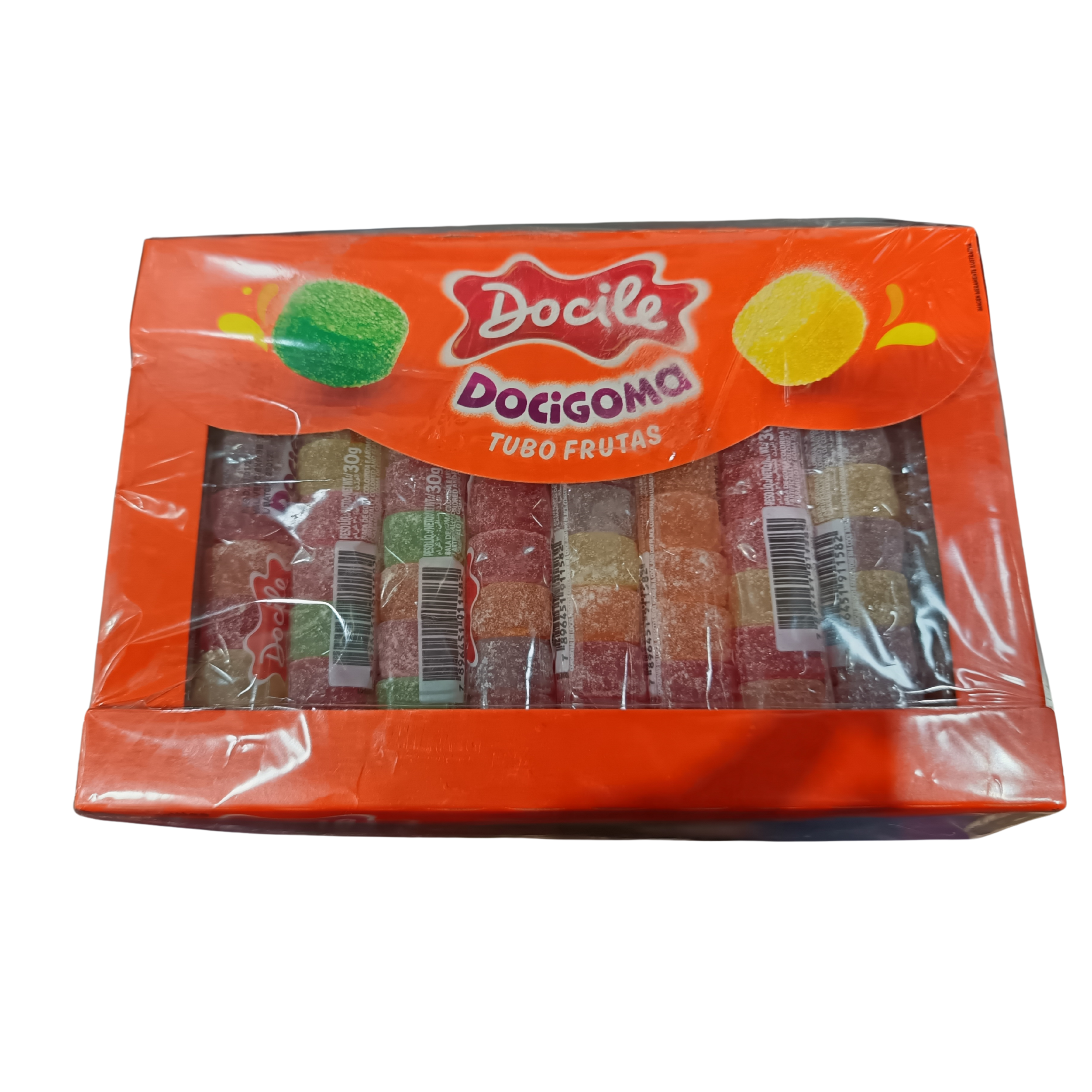DOCIGOMA TUBO FRUTRAS SURTIDO 30G X30U - Mercadomi