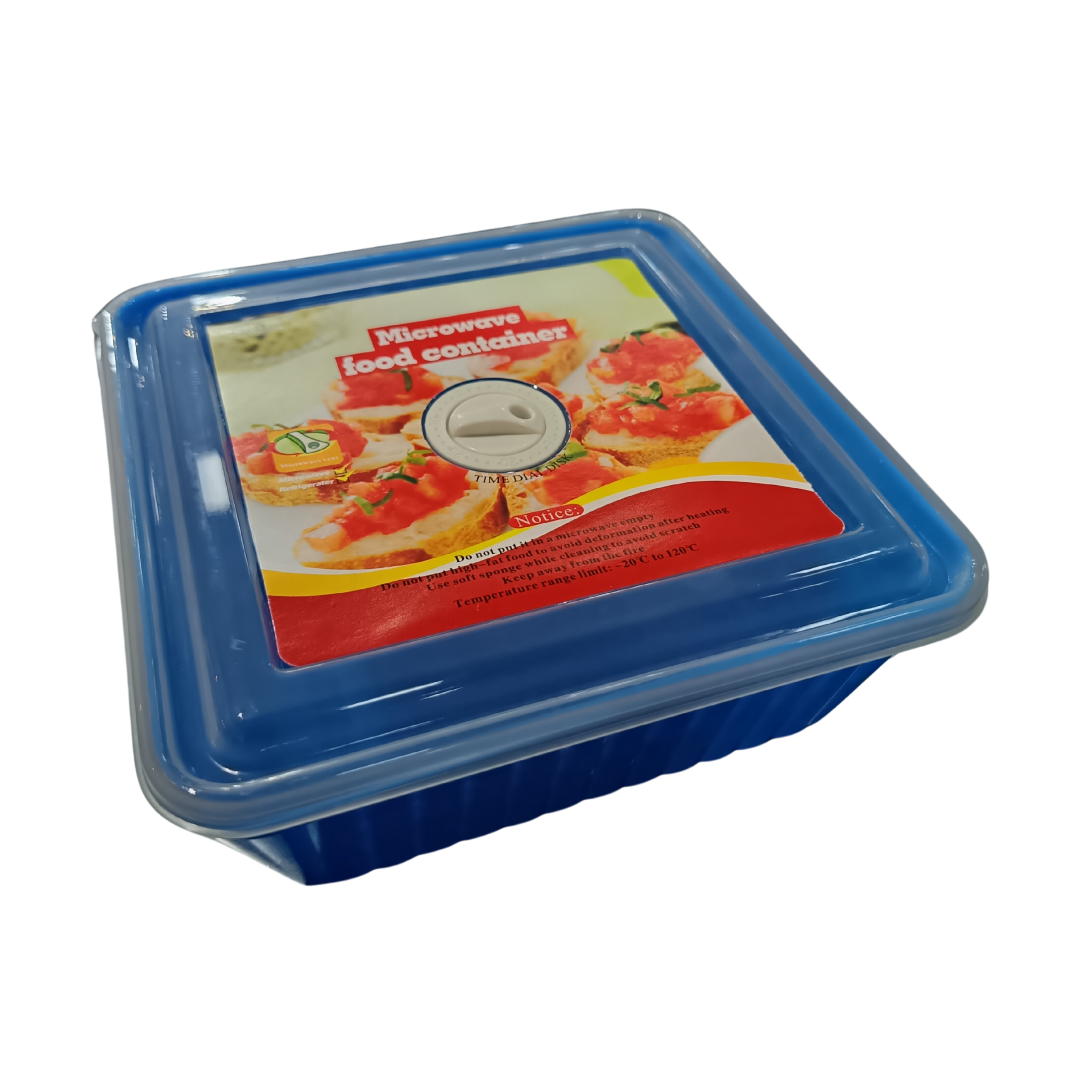 RECIPIENTE PLASTICO MICROWAVE FOOD 2200ML 6993 - Mercadomi