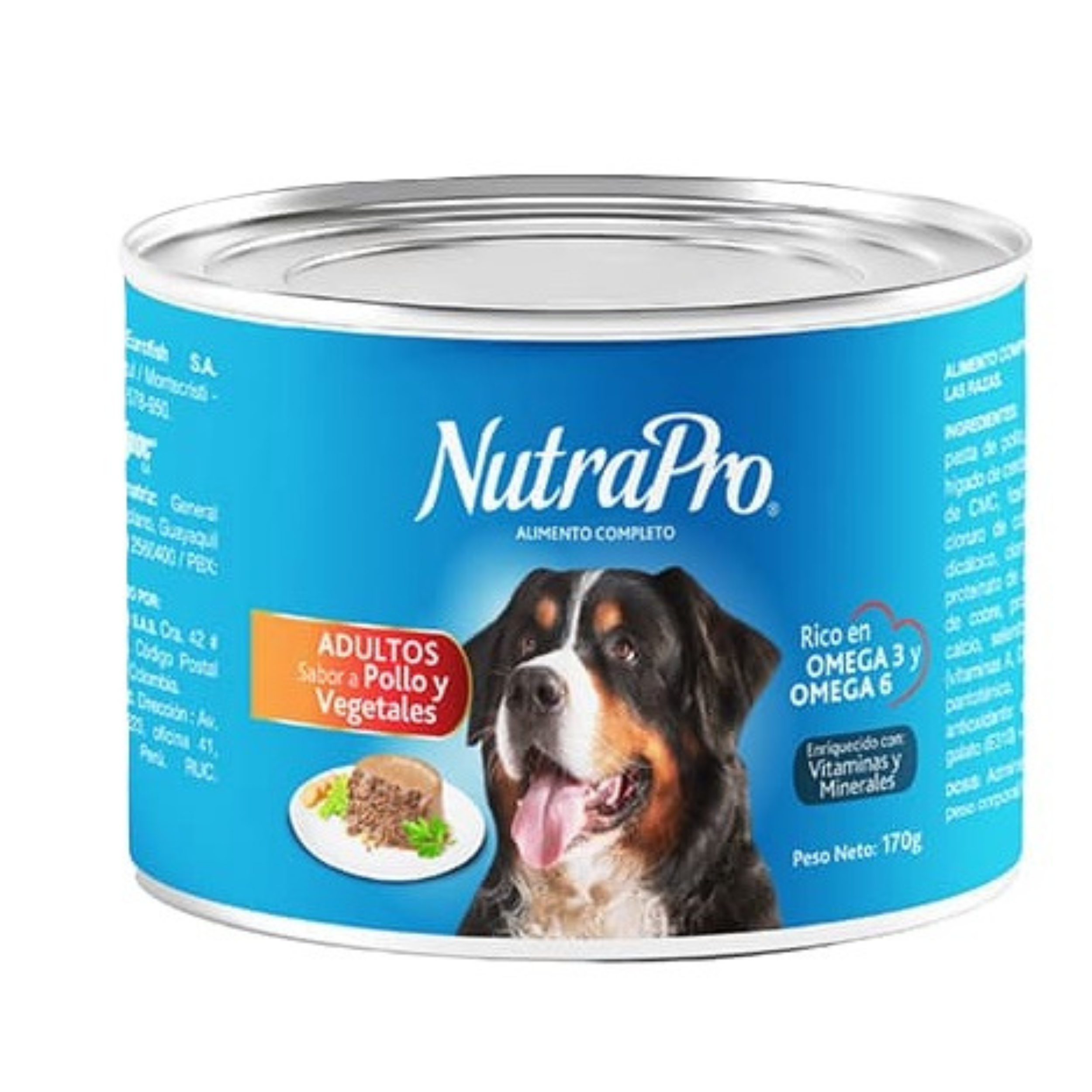 NUTRAPRO LATA PER. ADUL. POLLO/VEGE 170G - Mercadomi
