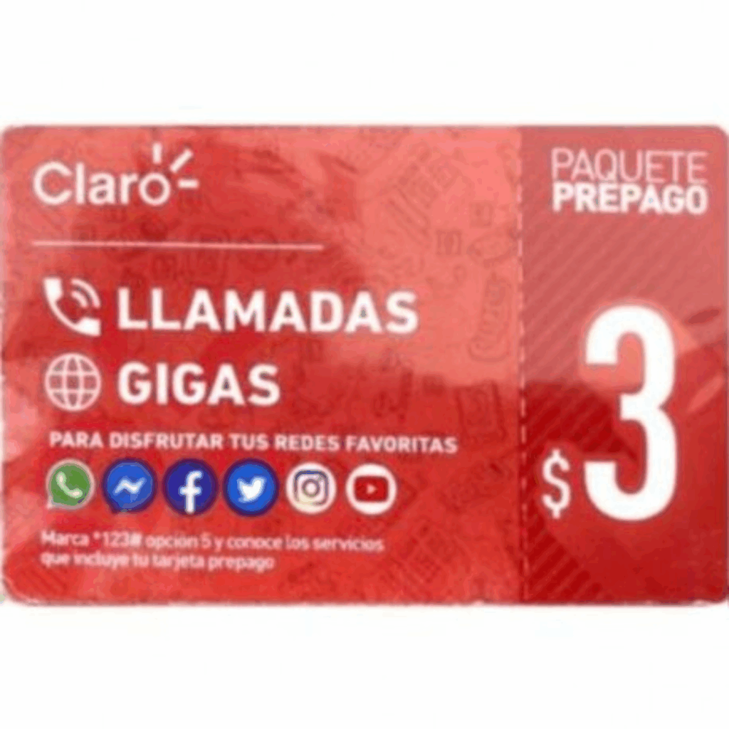 TARJETA CLARO ILIMITADAS 3.10 - Mercadomi