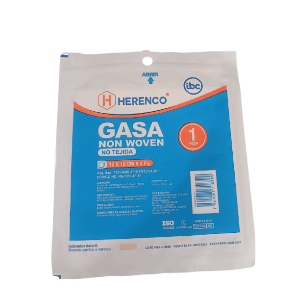 GASA SOBRE HERENCO 10X10CM(UNIDAD) - Mercadomi