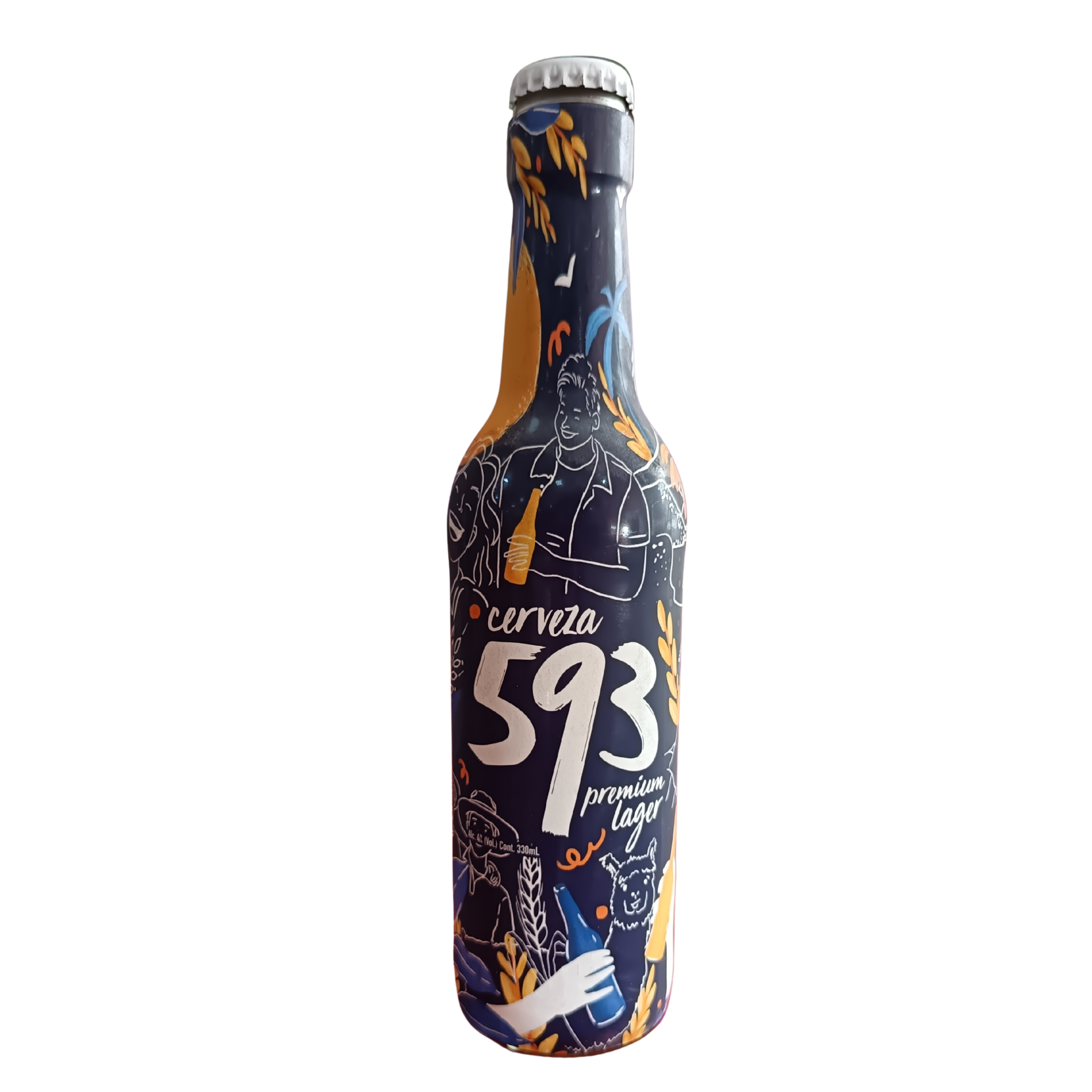 CERVEZA 593 BOTELLA 330ML - Mercadomi