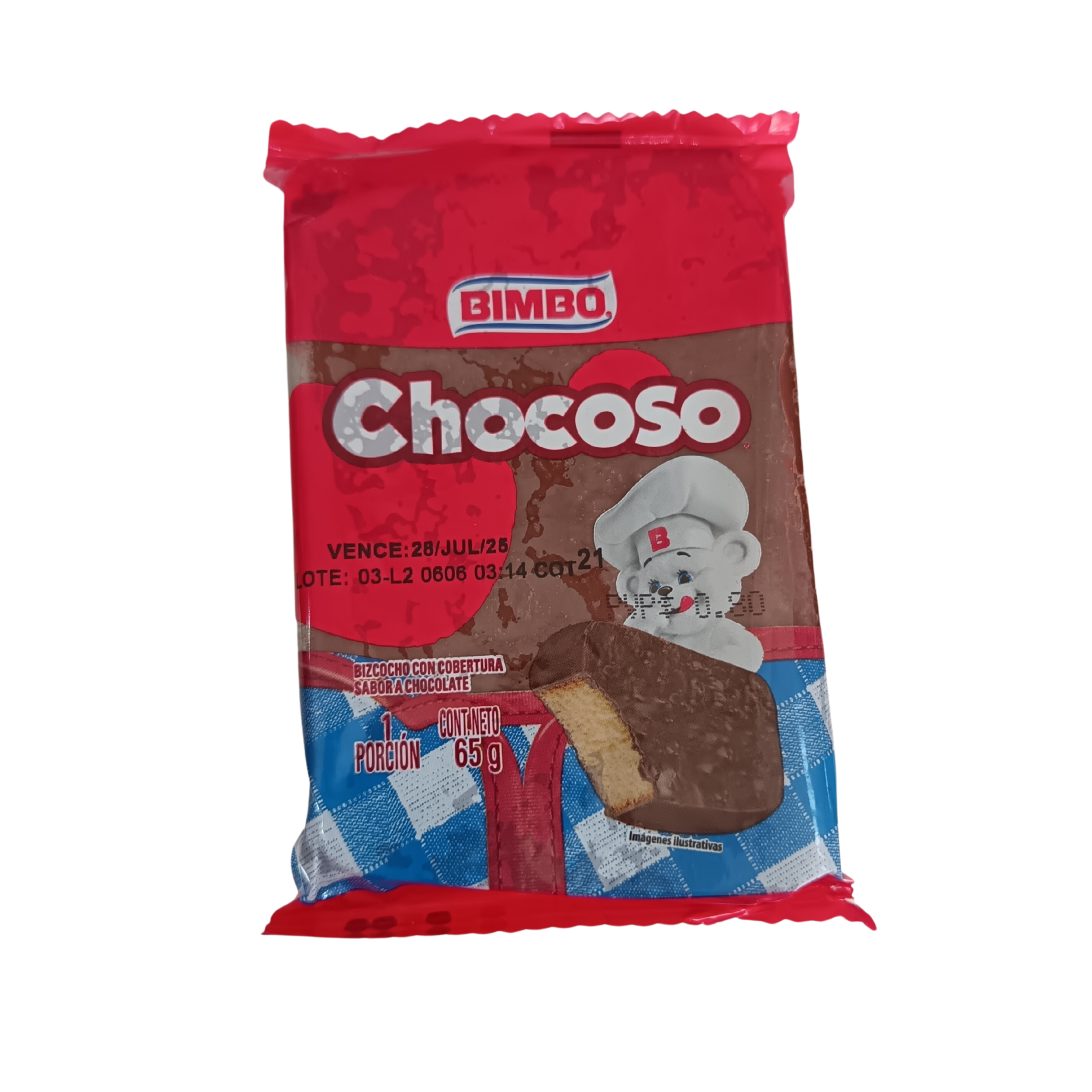 CHOCOSO SABOR CHOCOLATE 1P 65G FLOW BIM EXP - Mercadomi