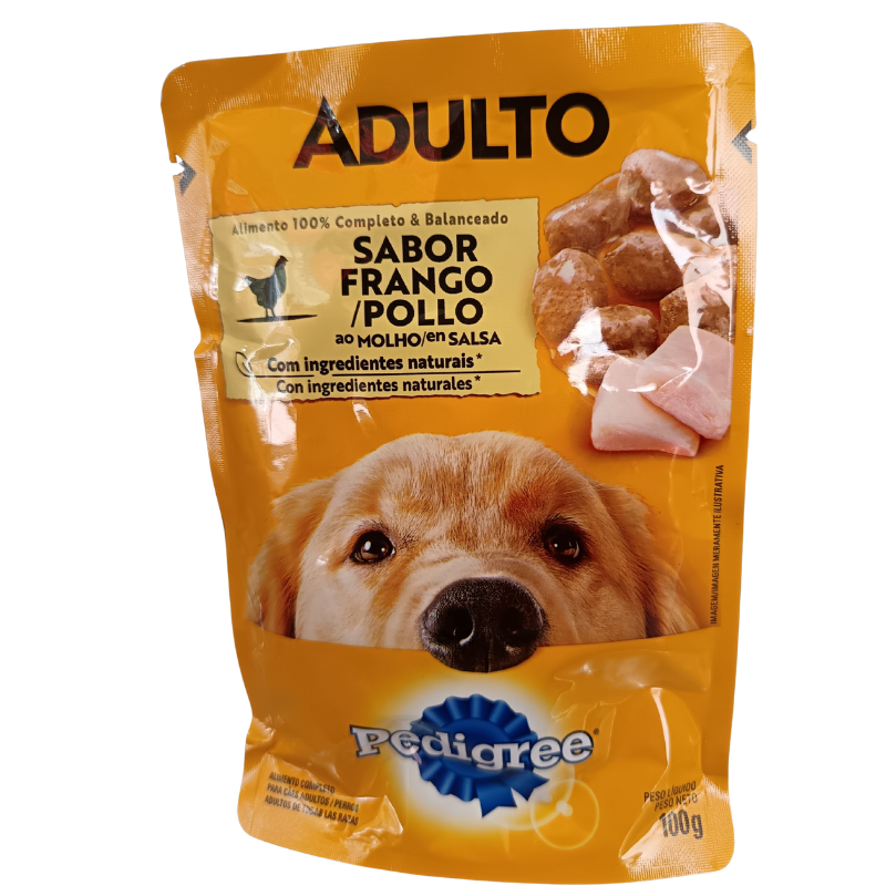 POLLO SALSA 100 GR PEDIGREE ADULTOS - Mercadomi