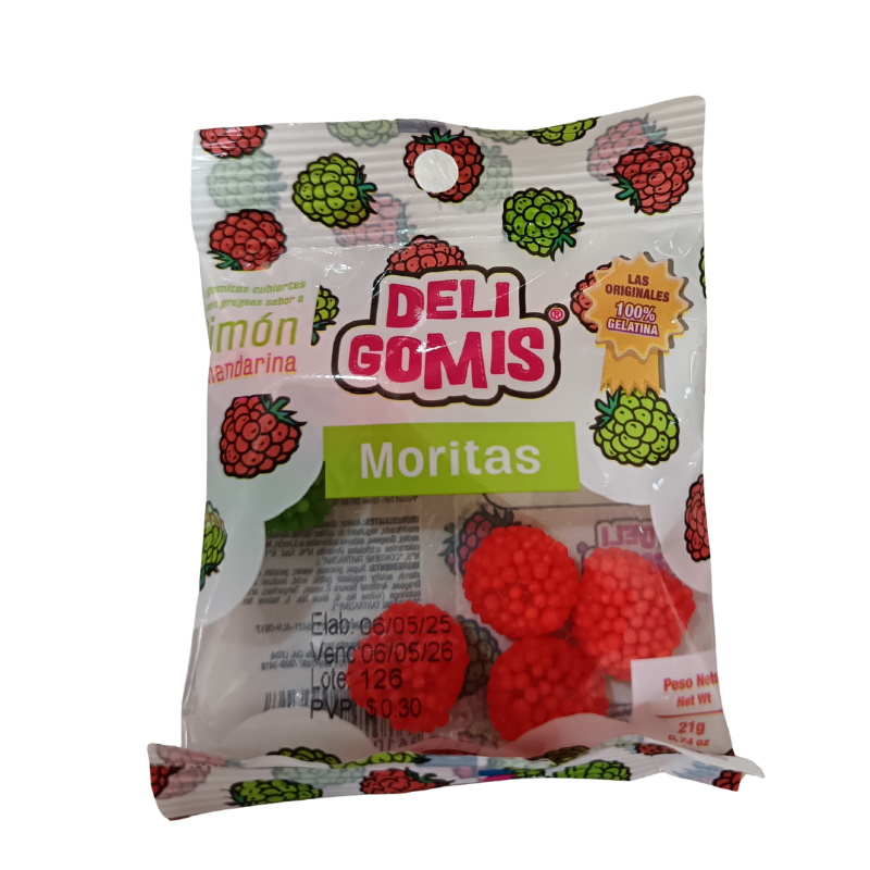 GOMITAS MORITA LIMON 21GR - Mercadomi