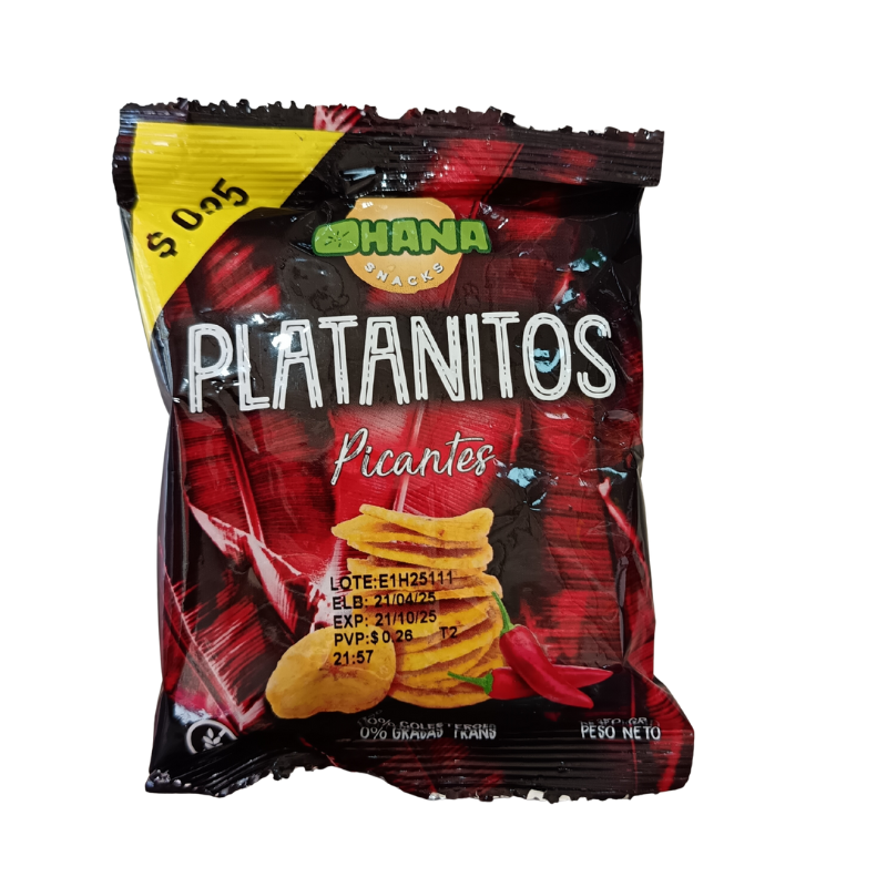 PLATANITOS PICANTES 30GR OHANA - Mercadomi